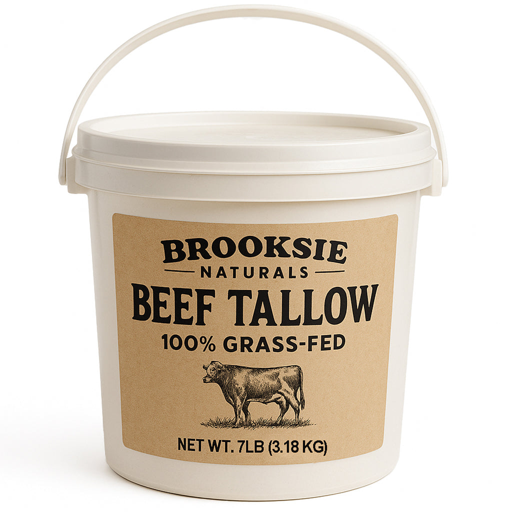 100% Pure Grass Fed Beef Tallow Deodorized 7Lb. – brooksienaturals