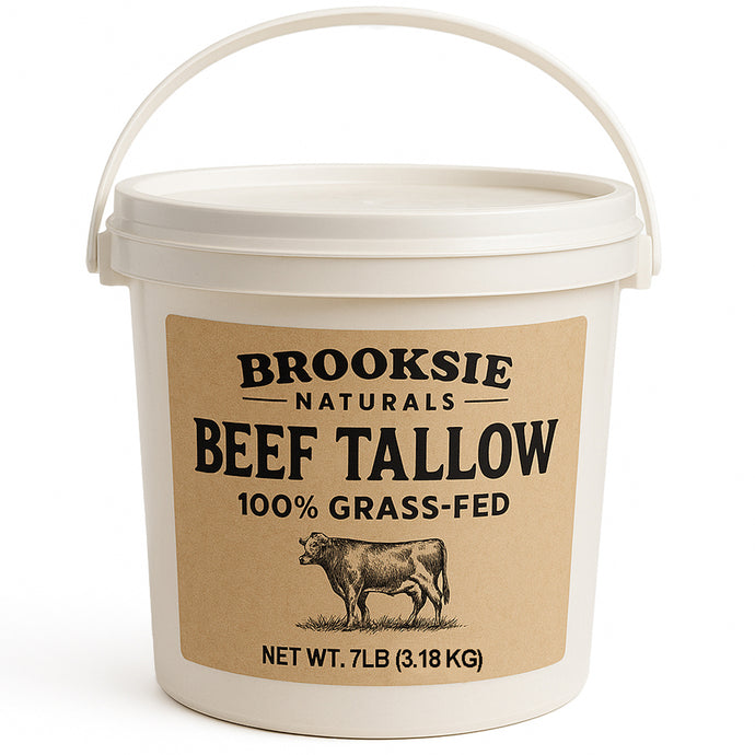 100% Pure Grass Fed Beef Tallow Deodorized 7Lb. – brooksienaturals