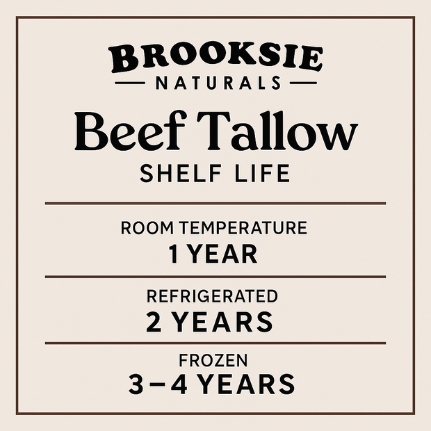 100% Pure Grass Fed Beef Tallow Deodorized 7Lb. – brooksienaturals